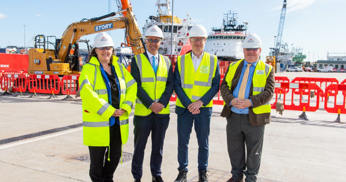 Port of Aberdeen breaks ground on Scotland’s largest commercial shore ...